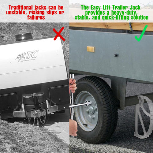 Easy Lift Trailer Jack ~ RVTrailerTractor